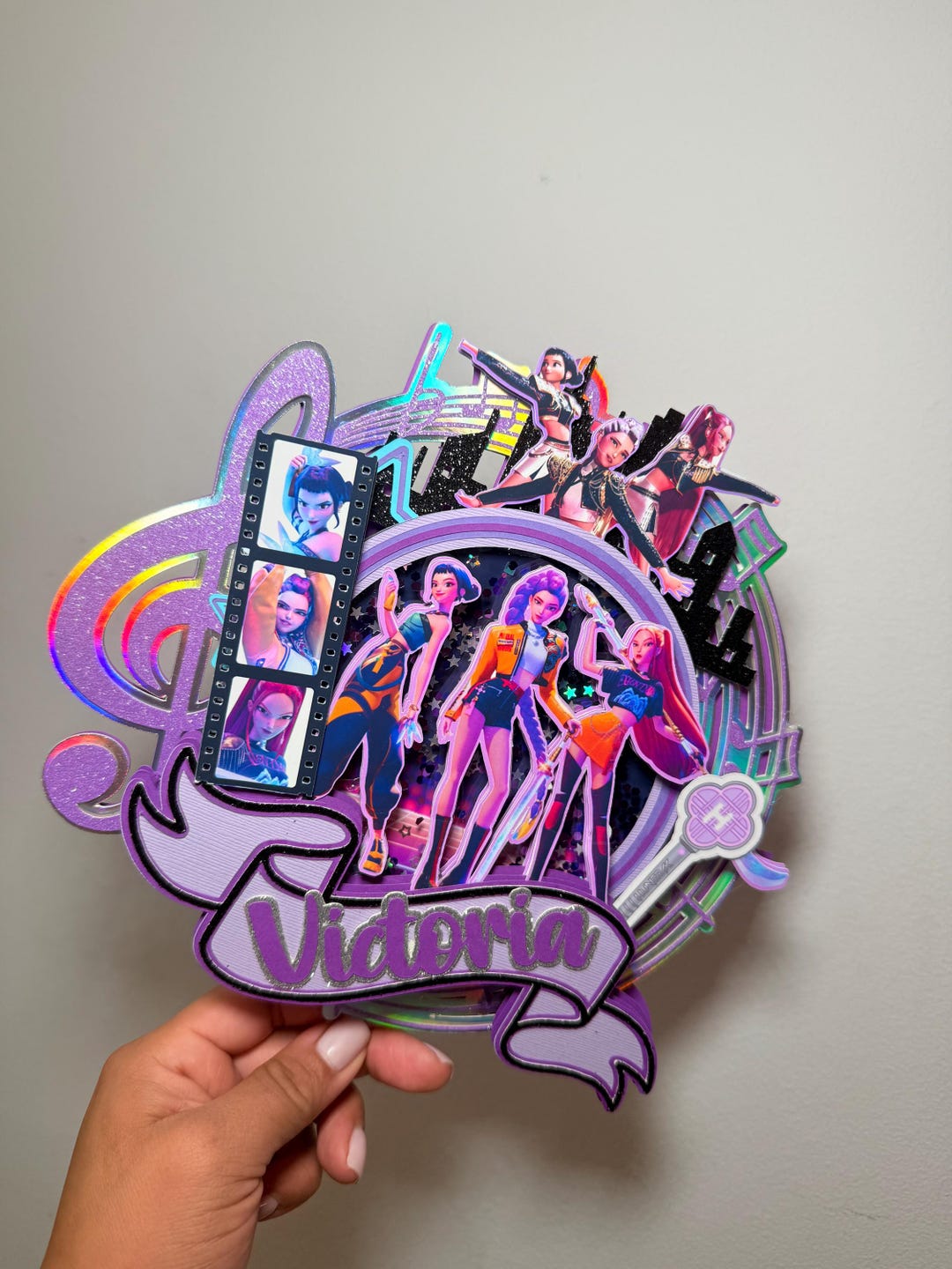 3D Kpop Cake Topper Huntrix Cake Topper, Kpop Cake Topper, Huntrix ...