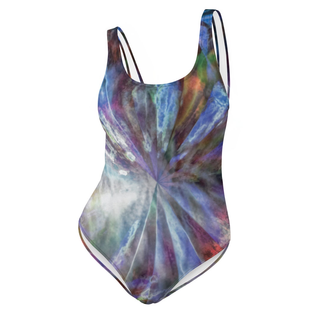 Galactic Cloud One-piece Swimsuit - Abstract Space Art Design Swimwear ...