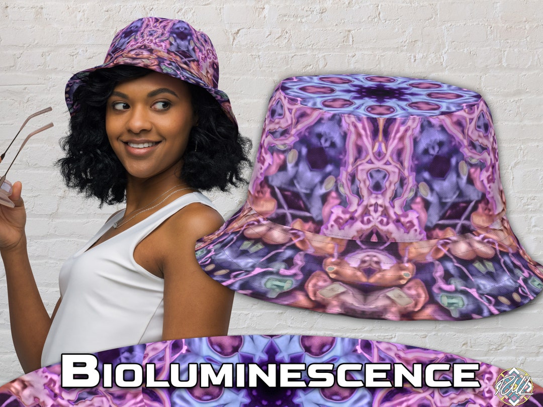 Alien Reversible All-over-print Bucket Hat. Psychedelic Plasma-like ...