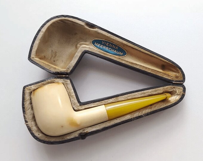 Vintage Pipe Vienna Meerschaum Austria Tobacco Pipe Mouthpiece Vienna ...