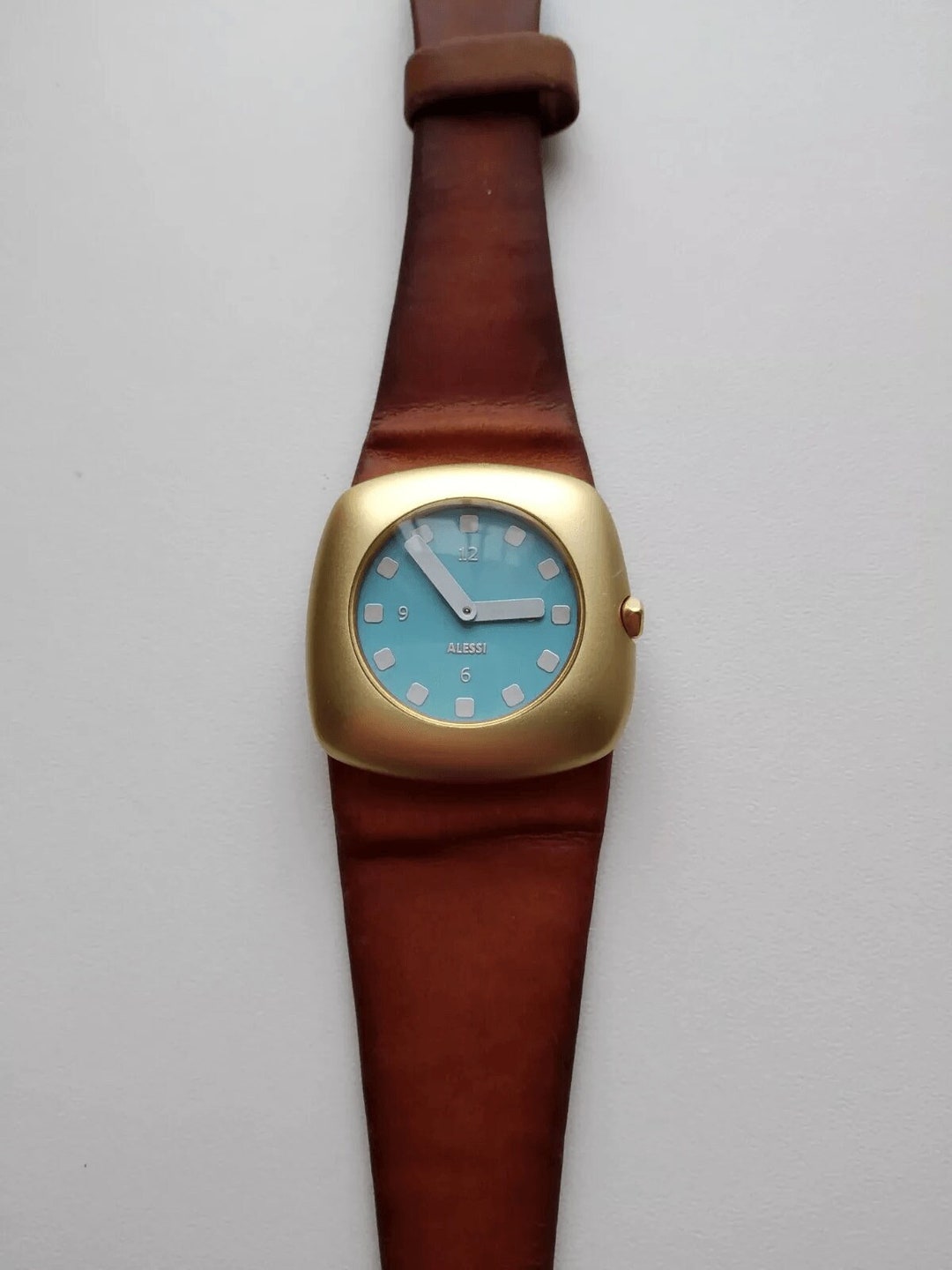 Vintage Italian Watch Alessi Stefano Pirovano Watch Vintage Leather ...