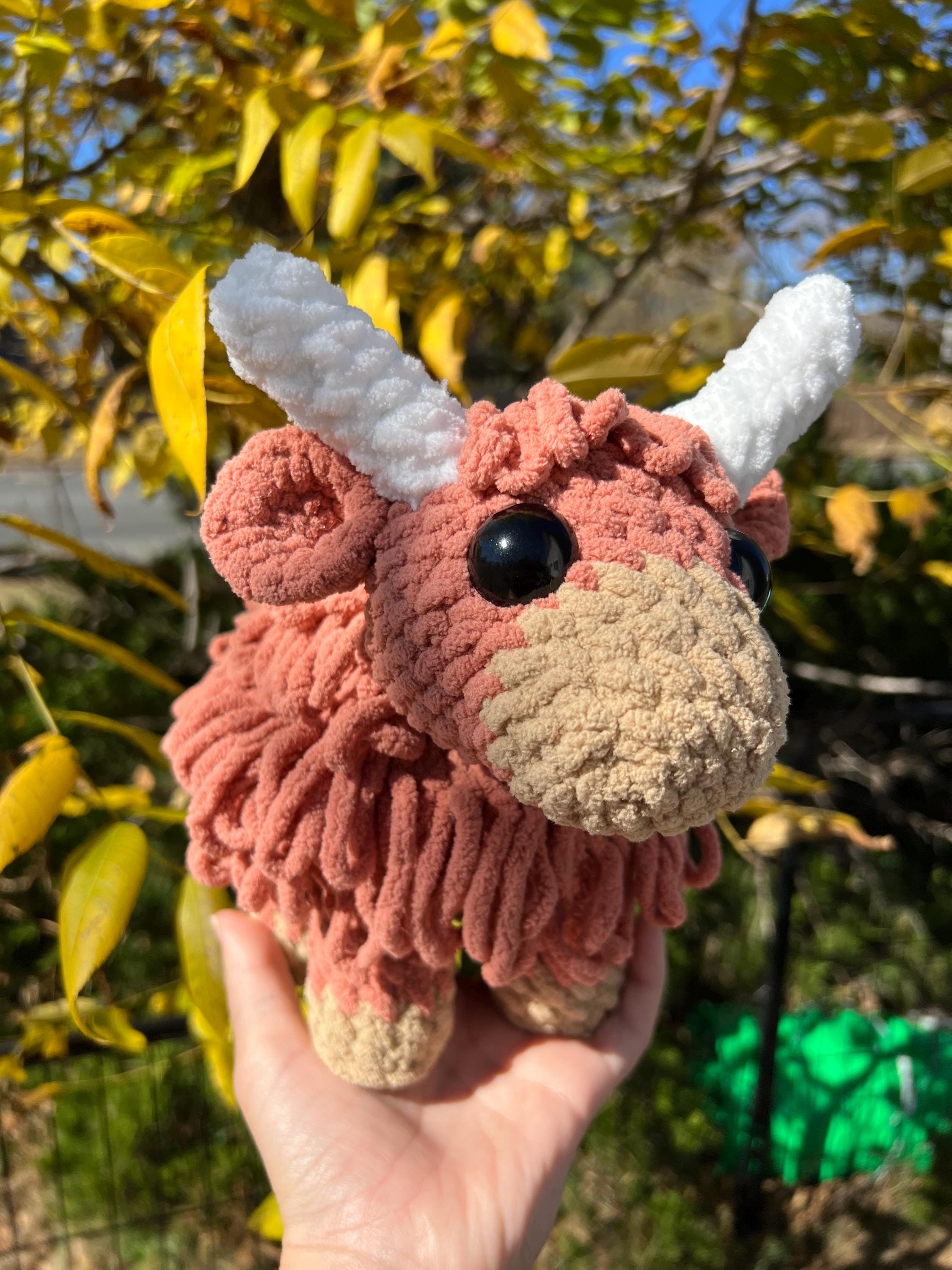 Highland Cow Crochet Stuffy - Etsy