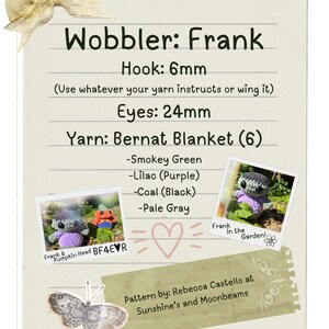Wobbler Frank Crochet Pattern - Etsy