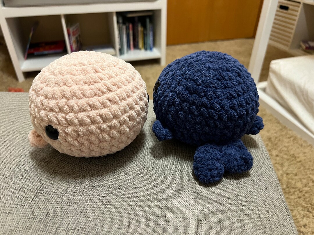 Baby Whale Crochet Stuffy - Etsy
