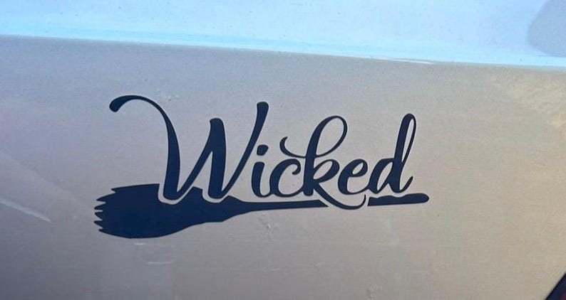 Wicked Car Decal - Etsy