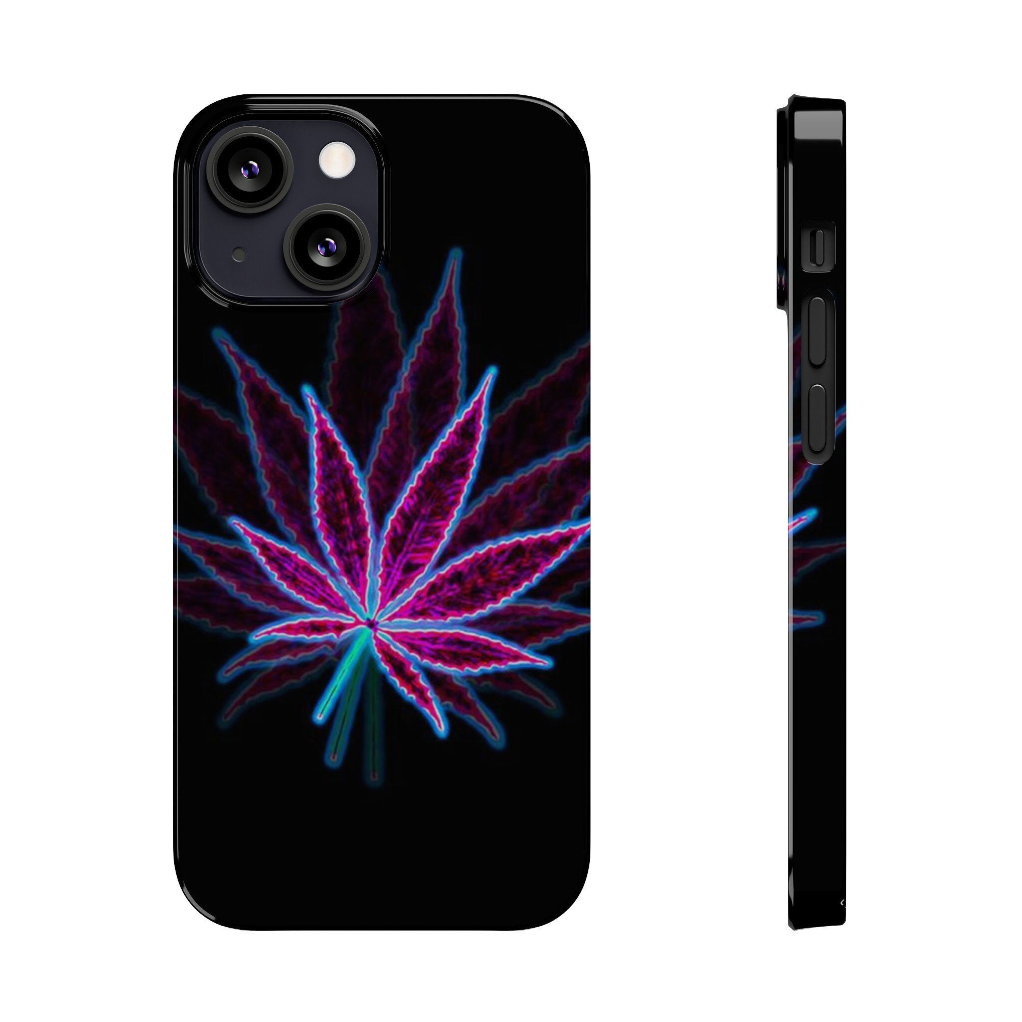 420 Hippy Aesthetic Design Slim iPhone Cases With Weed Design - Etsy