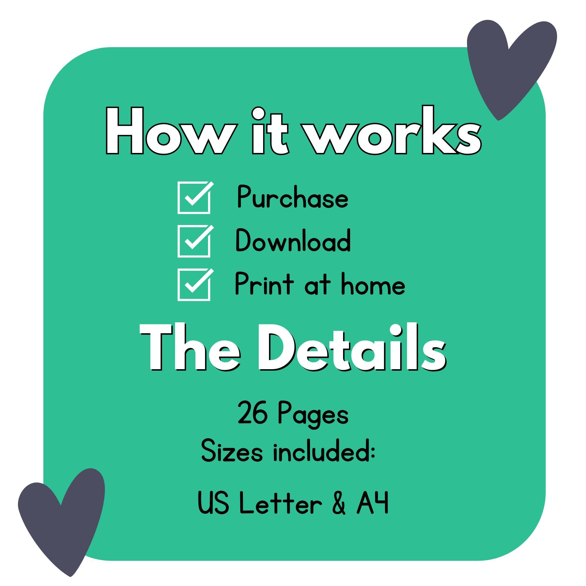 26 ABC Letter Tracing Worksheet, Pre-school, Kindergarten, Homeschool ...