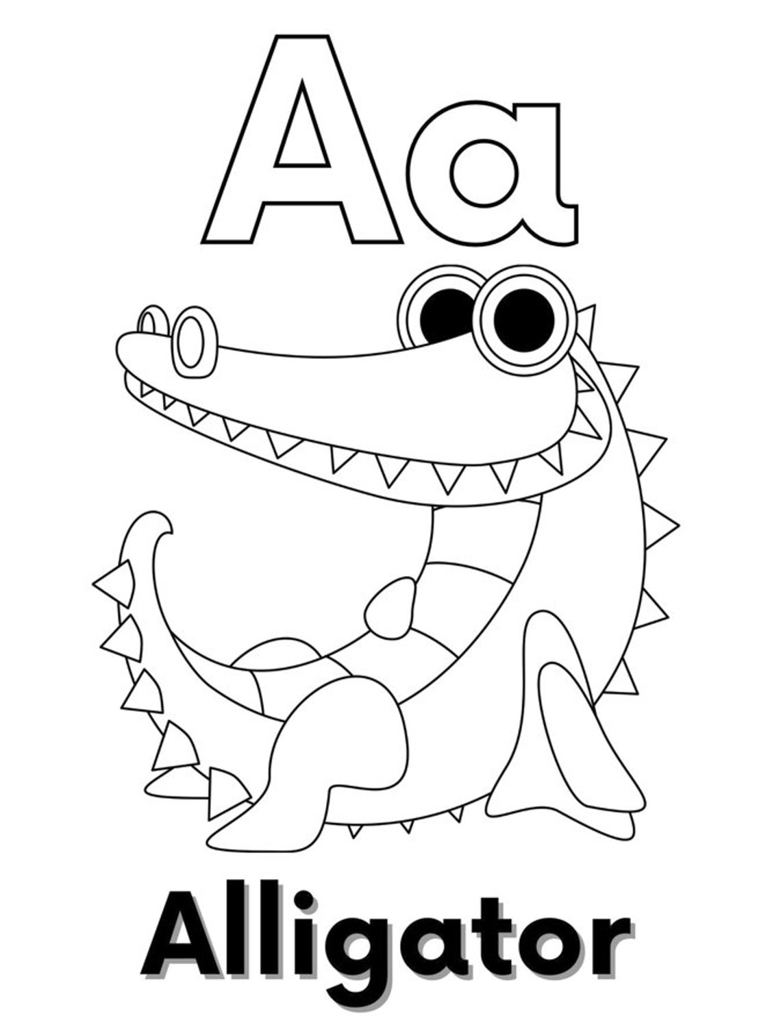 Louisiana Bayou Animals Coloring Book Abc's - Etsy