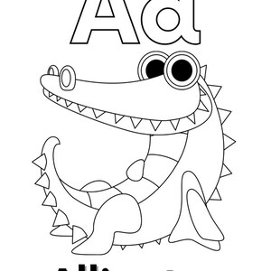 Louisiana Bayou Animals Coloring Book Abc's - Etsy