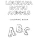 Louisiana Bayou Animals Coloring Book Abc's - Etsy