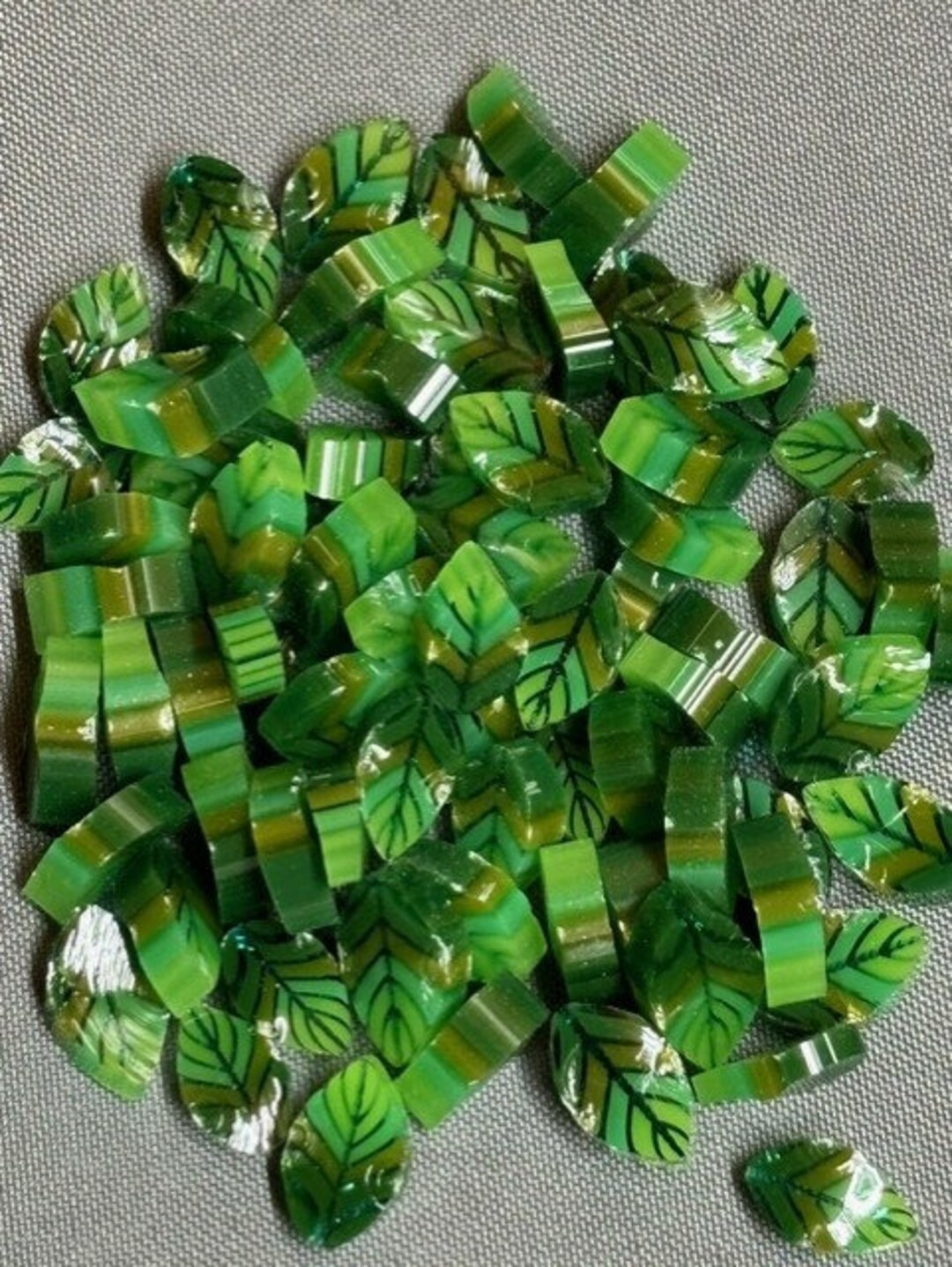 COE 96 Slices of Gradient Leaves Murrine - Etsy