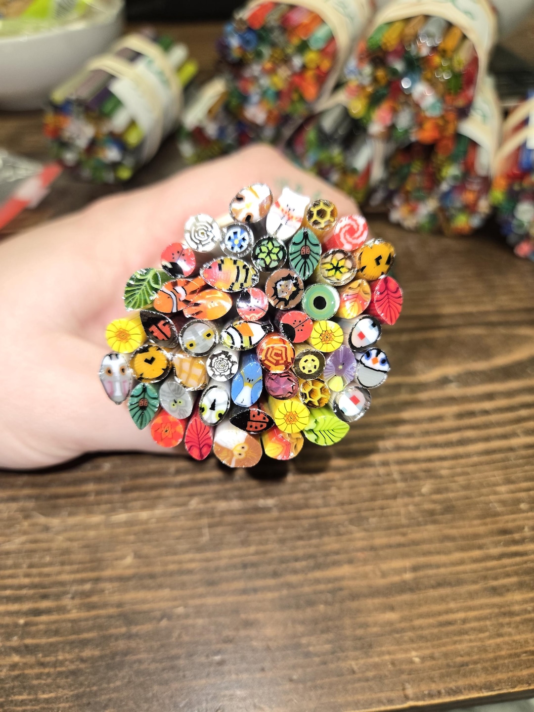COE 90 Scrap Murrine 4-inch-long 137 - Etsy