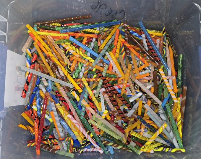 COE 96 - Twisted Scrap Grab Bag Murrine - Etsy