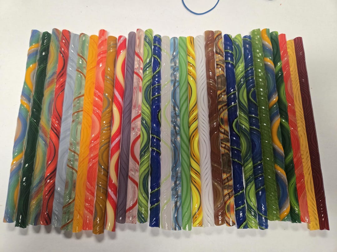 COE 96 - Scrap Twisted Cane - 138 - Etsy