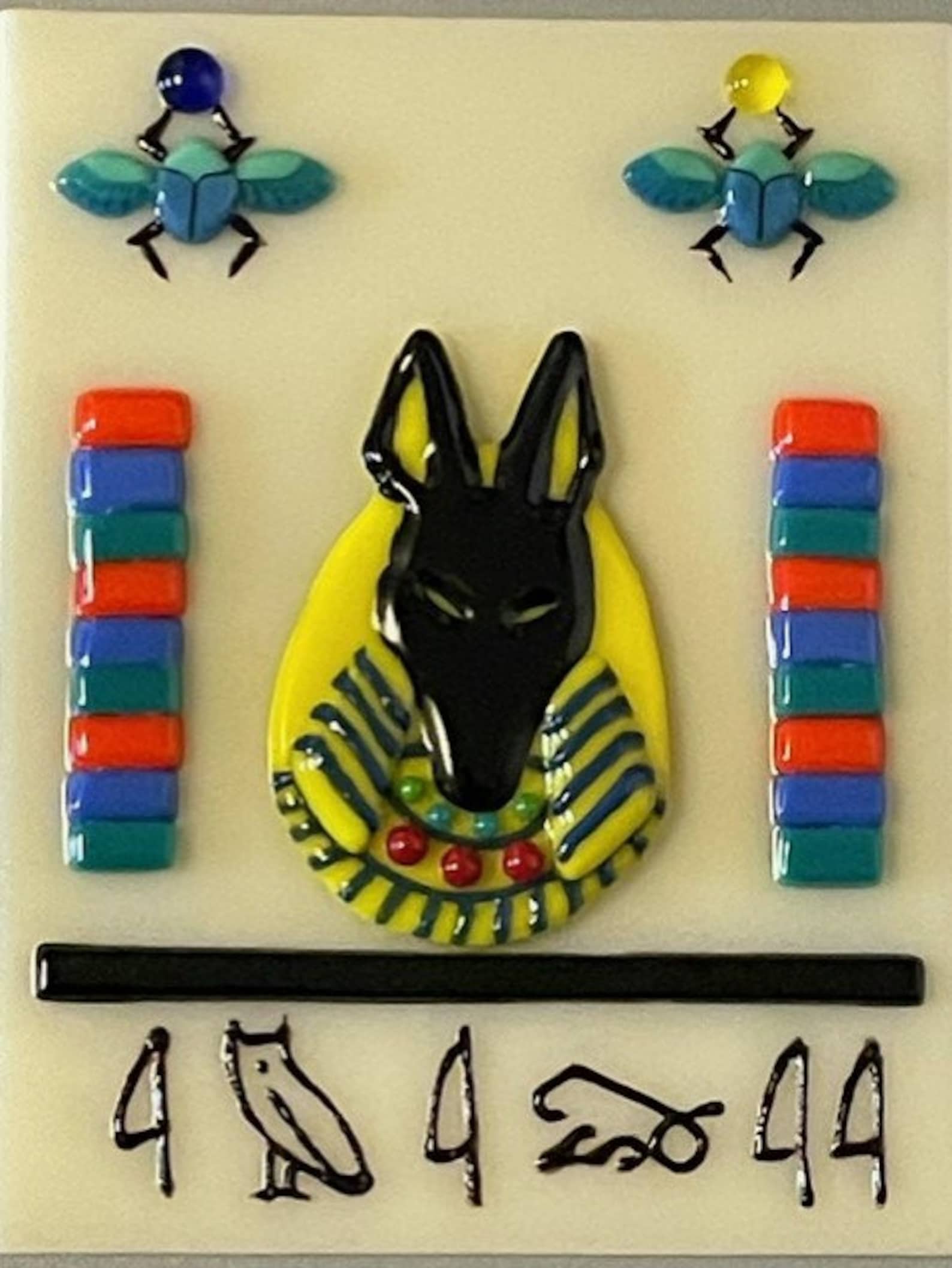 COE 96 - Slices of Egyptian Scarab Beetle & Wing Murrine - Etsy