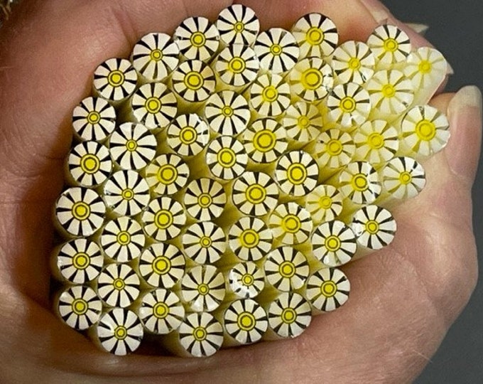 COE 90 - White Daisy Murrine - Etsy
