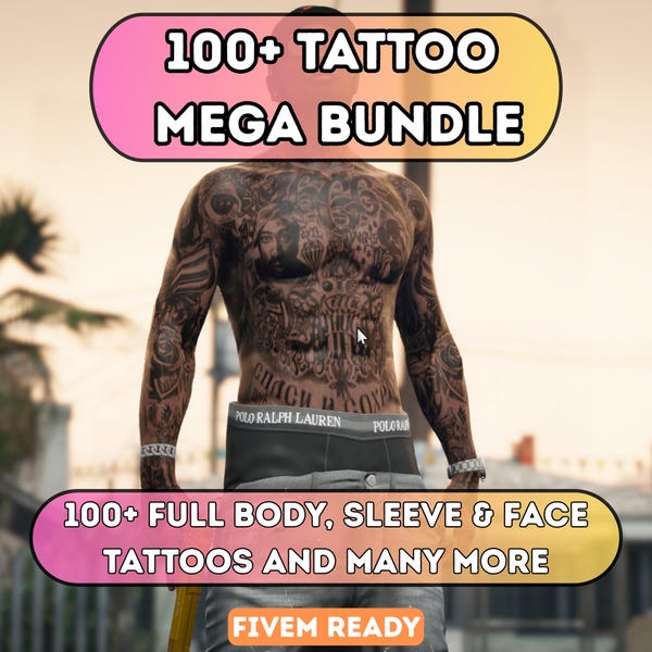 Fivem Tattoos Packs - Etsy