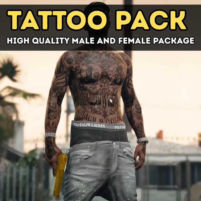 Fivem Tattoos Packs - Etsy