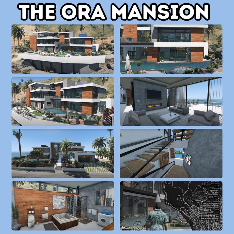 Ultimate Mega Pack FiveM Mansion Villa : luxe maffia-, bende- en RP ...