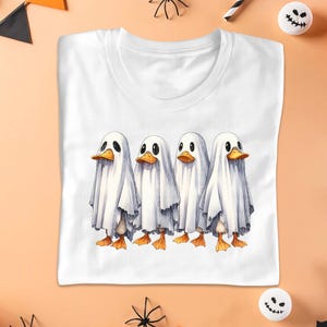 Duck Duck Ghost Halloween PNG, Halloween Duck Hunting PNG, Spooky Duck ...