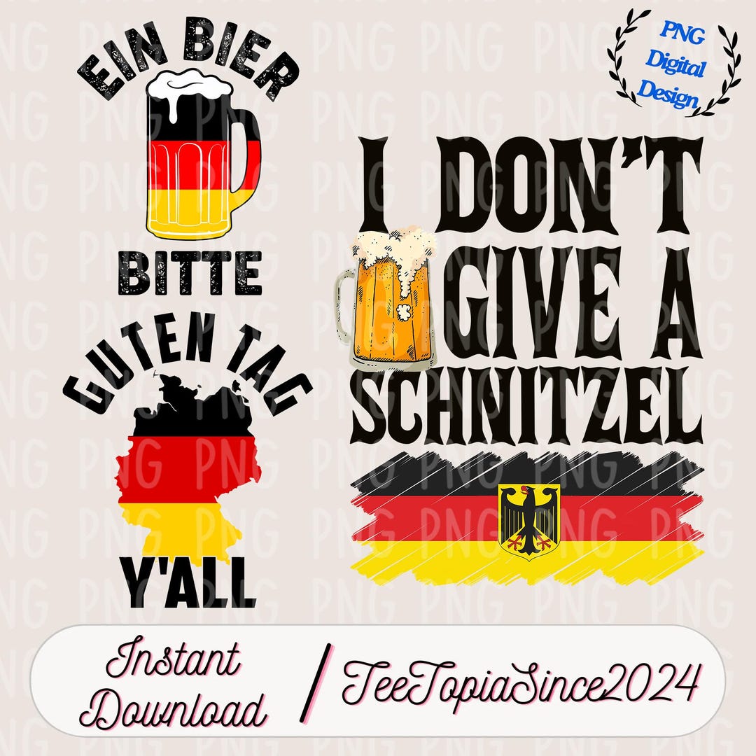 I Dont Give A Schnitzel, Oktoberfest Beer Festival PNG, Digital ...