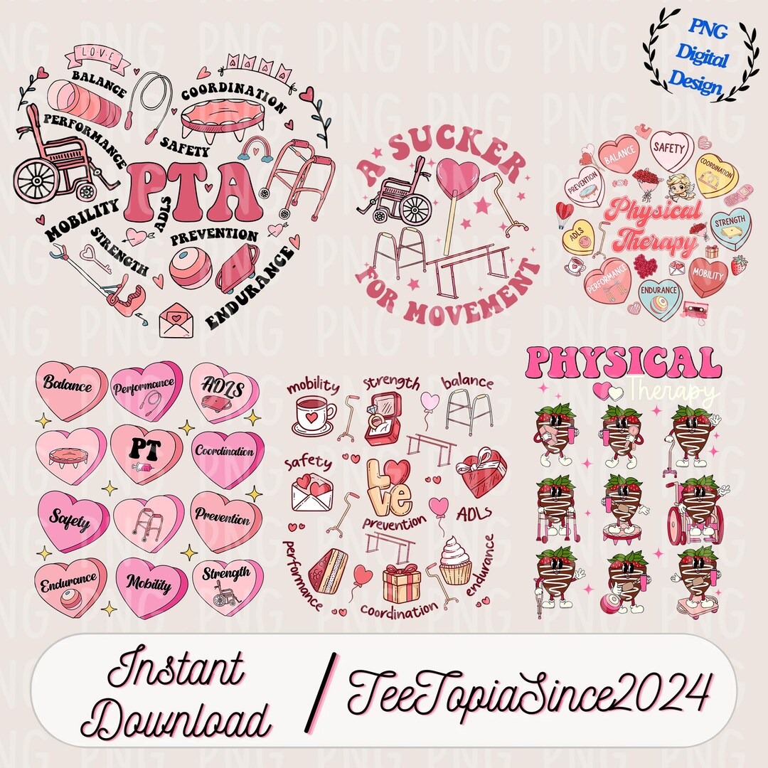 PT Valentines Day Png, Physical Therapy Valentine Png, Physical ...