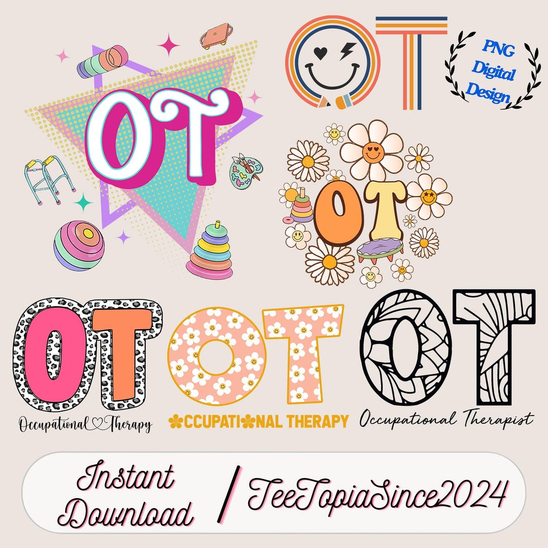 Occupational Therapy Png Bundle, Mental Healthy Png, Therapy Squad Png ...