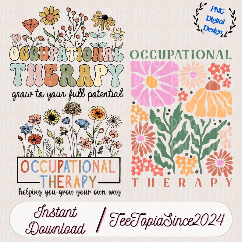 Occupational Therapist Png Bundle, Mental Healthy Png, Therapy Squad ...