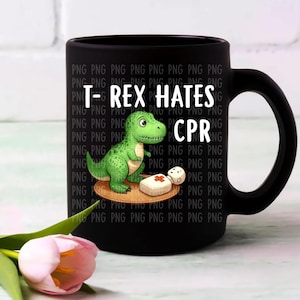 Funny ICU Critical Care Nurse Png,t-rex Hates CPR Png, ER Ed Emergency ...