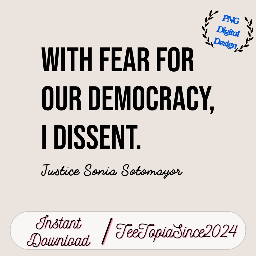 With Fear for Our Democracy Png, I Dissent Png, Democracy Dissent Png ...