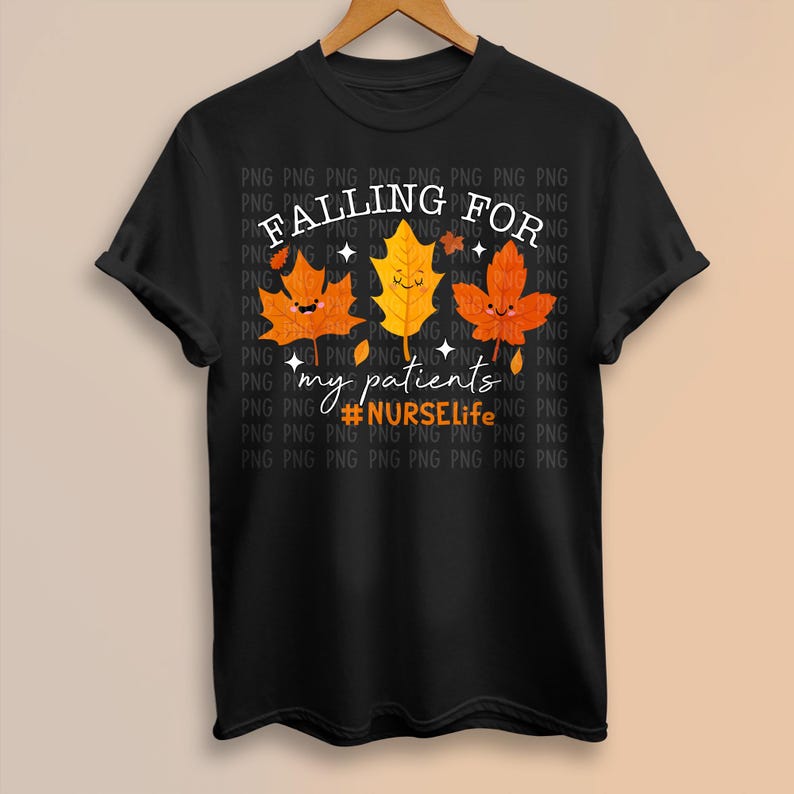 Fall Nurse Png, Nursing Png, Nurse Pumpkins, Falling for My Patients ...