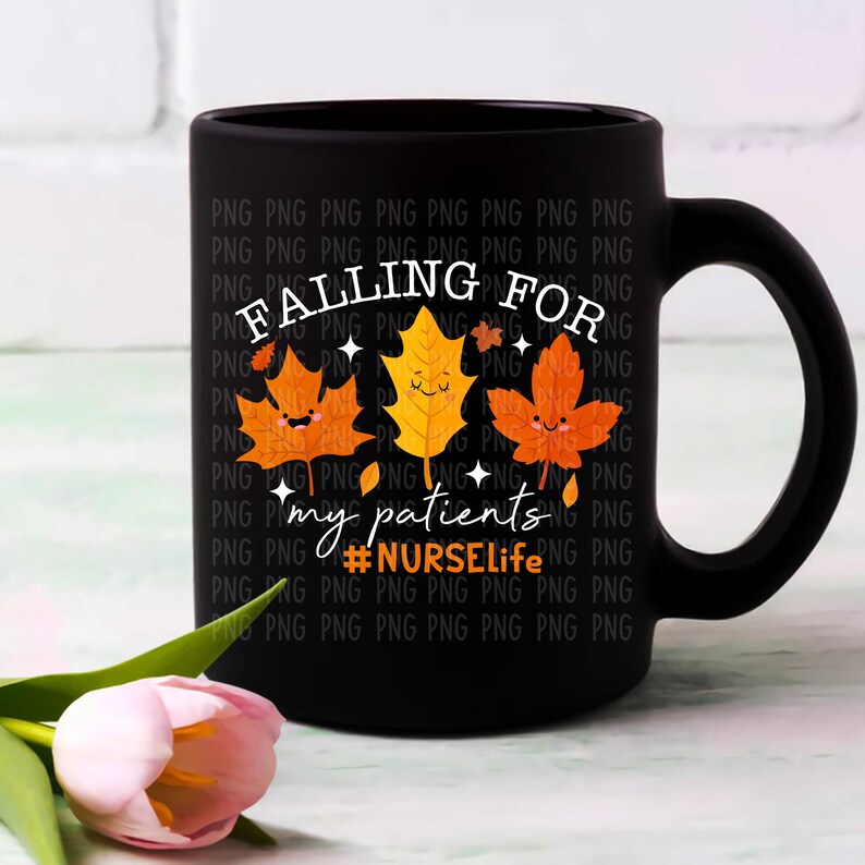 Fall Nurse Png, Nursing Png, Nurse Pumpkins, Falling for My Patients ...