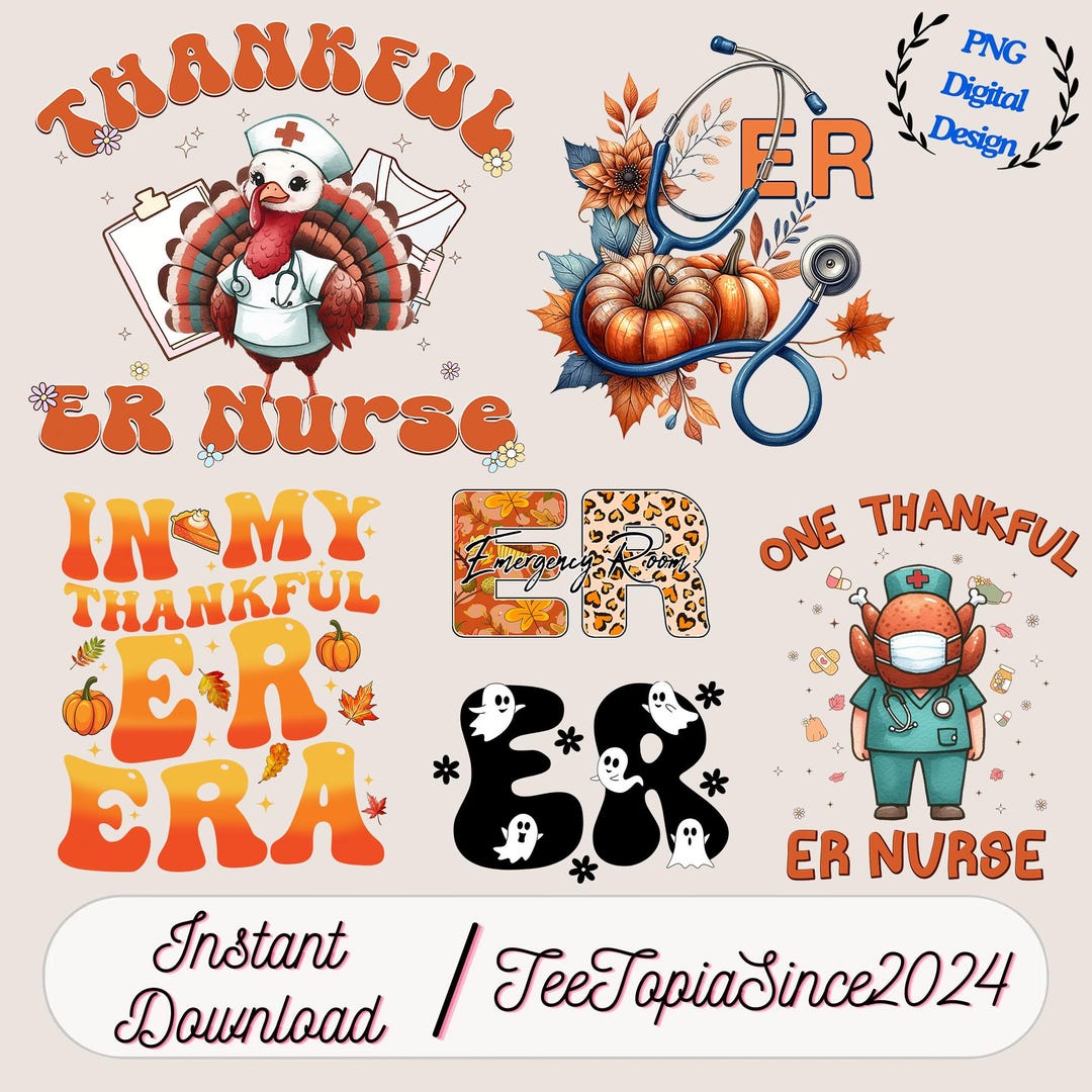 ER Nurse Png Bundle, Emergency Department Nurse, Emergency Room Nurse ...