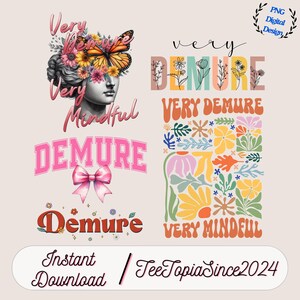 Very Demure Png Bundle, Very Mindful Png, Gen Z Trendy Png, Very Demure ...