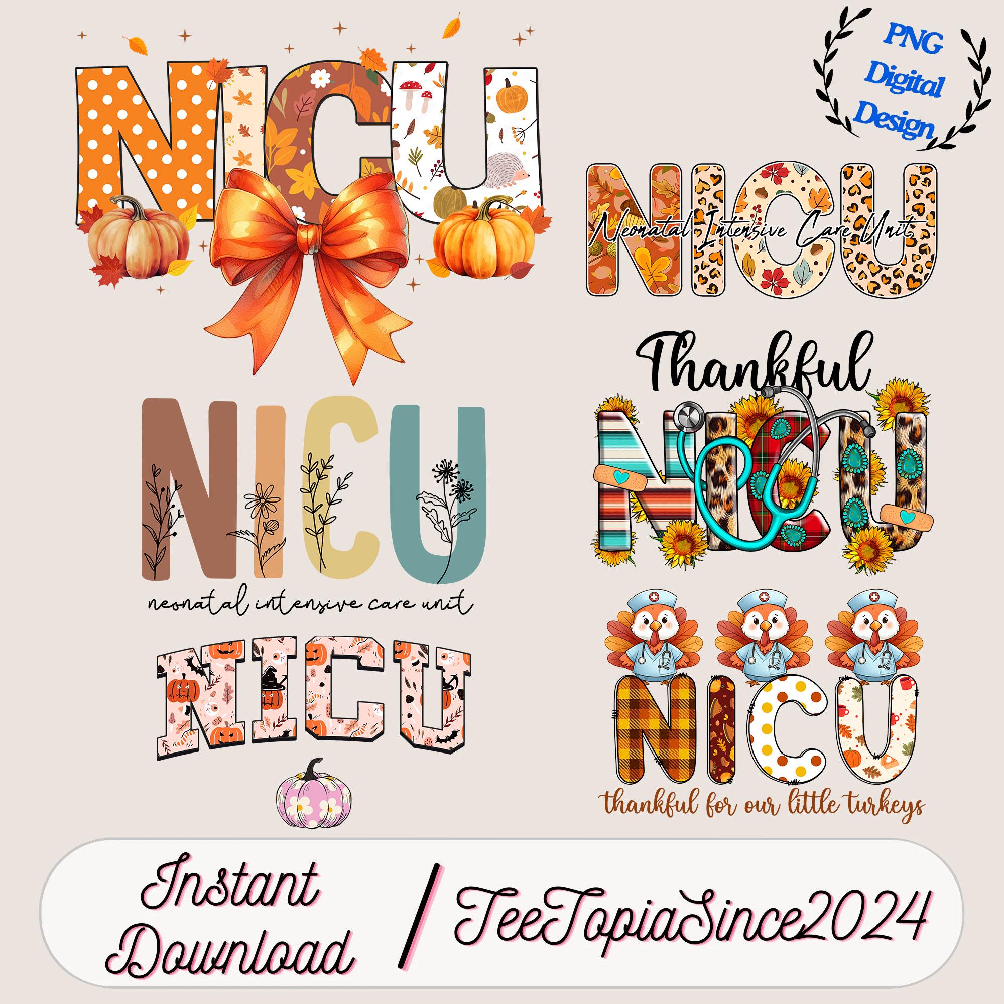 NICU Crew Fall Png, Neonatal Intensive Care Unit, Thankful NICU ...