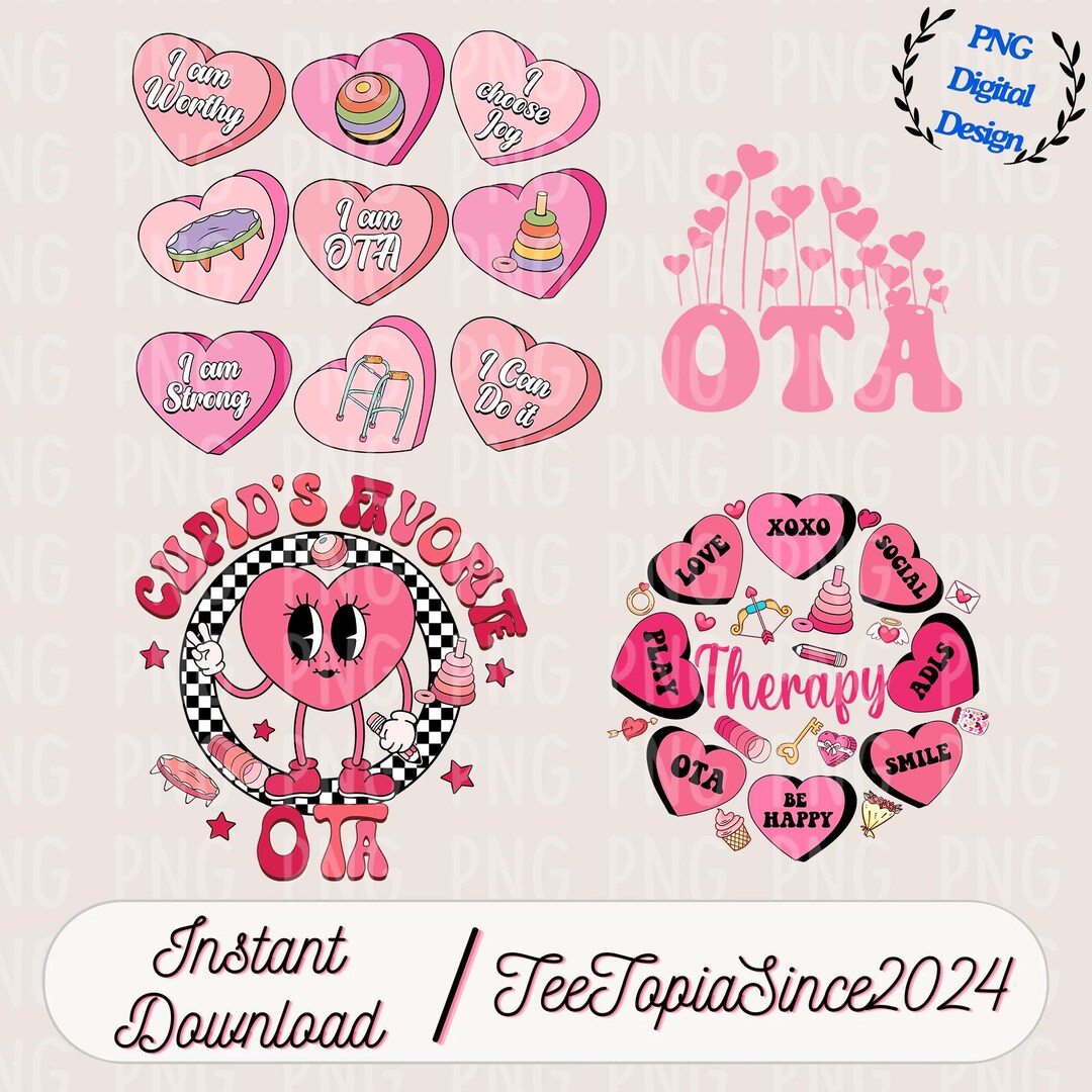 OTA Valentines Day Png, Occupational Therapy Assistant Valentine Png ...
