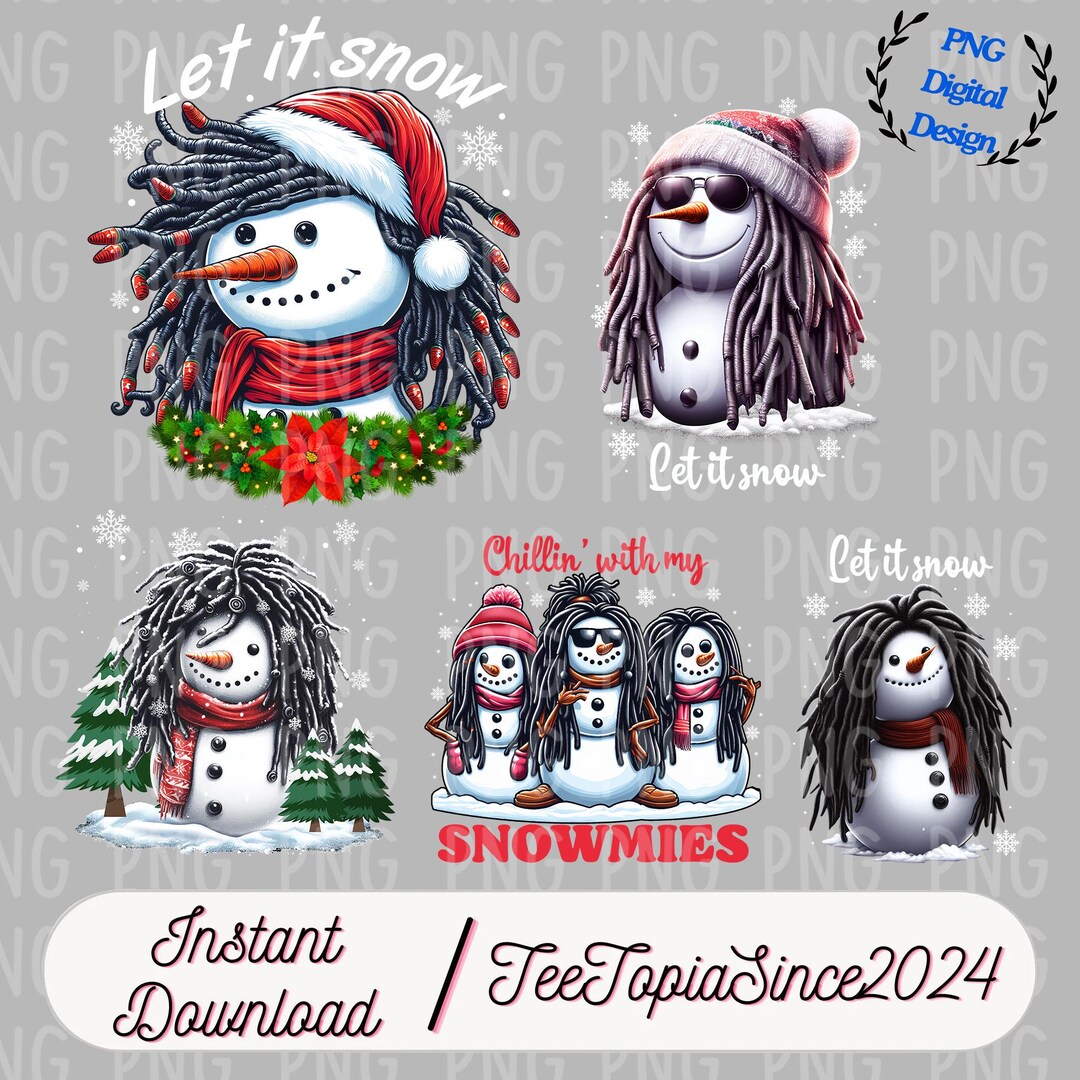 Black Snowman PNG, Melanin Snowman, African Snowman, Snowman ...