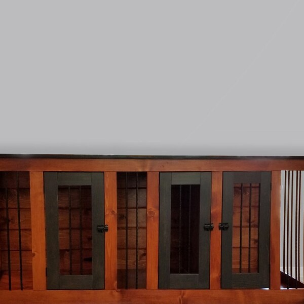 Triple Dog Crate - Etsy
