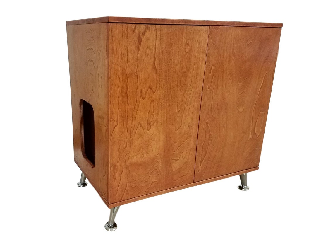 Odor Free Litter Robot Enclosure Cat Cabinet Flat With Feet - Etsy