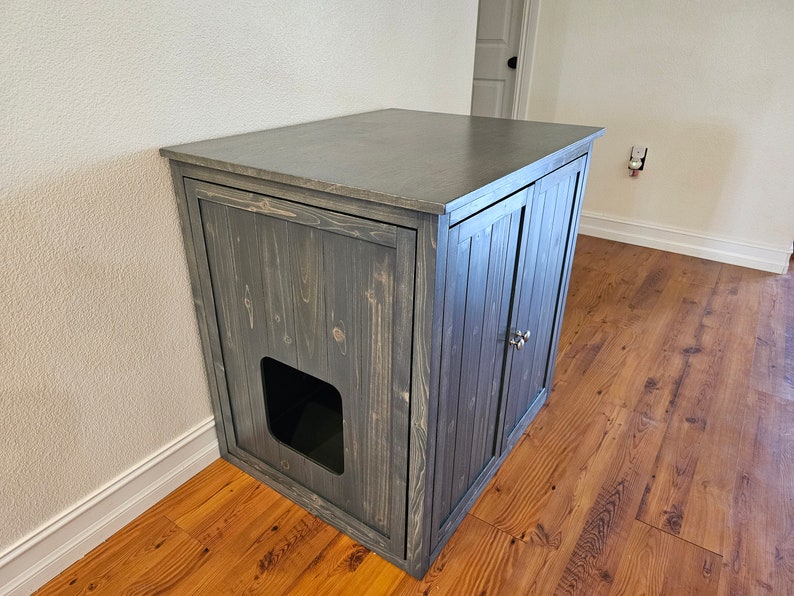 Litter Robot 4 Cat Cabinet Enclosure Cover | Odor Free | Fits LR4 | End ...