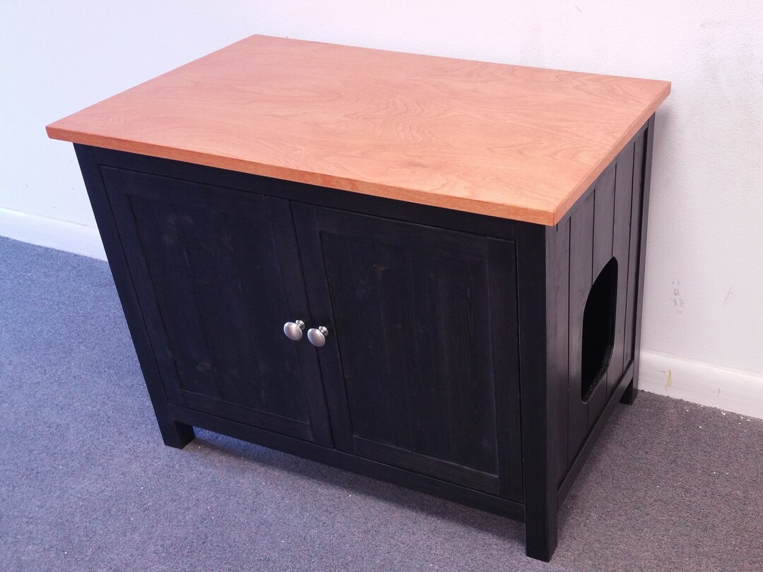 Cat Litter Box Enclosure Cover Cabinet | Odor Free | Multi Color ...