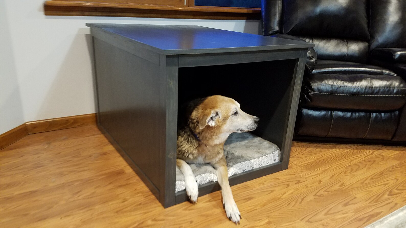 Odor Free Wood Dog Den / Bed / Crate / Kennel / Indoor Dog House - Etsy