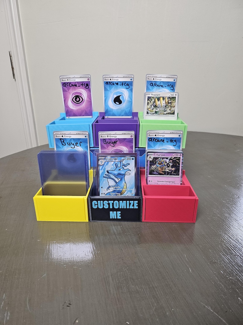 Custom 3D Printed Card Break Organizer: for Trading Cards & Streamers ...