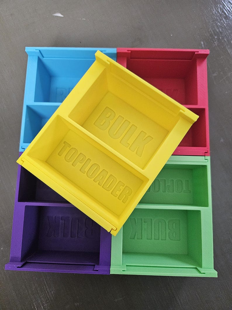 Custom 3D Printed Card Break Organizer: for Trading Cards & Streamers ...