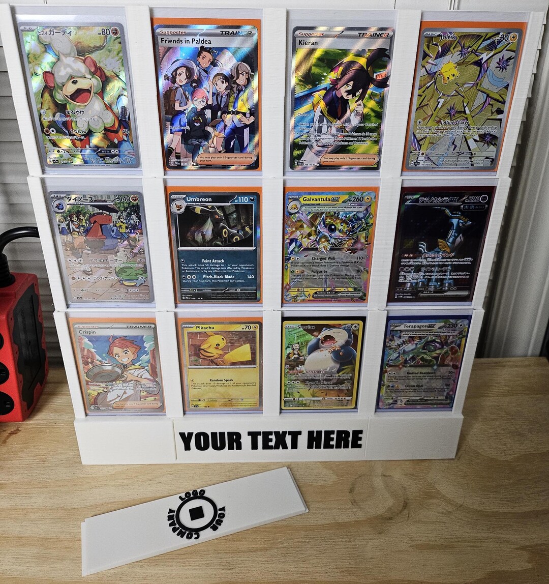 Toploader Stadium Stand – 12-card Display | Customizable Faceplate - Etsy