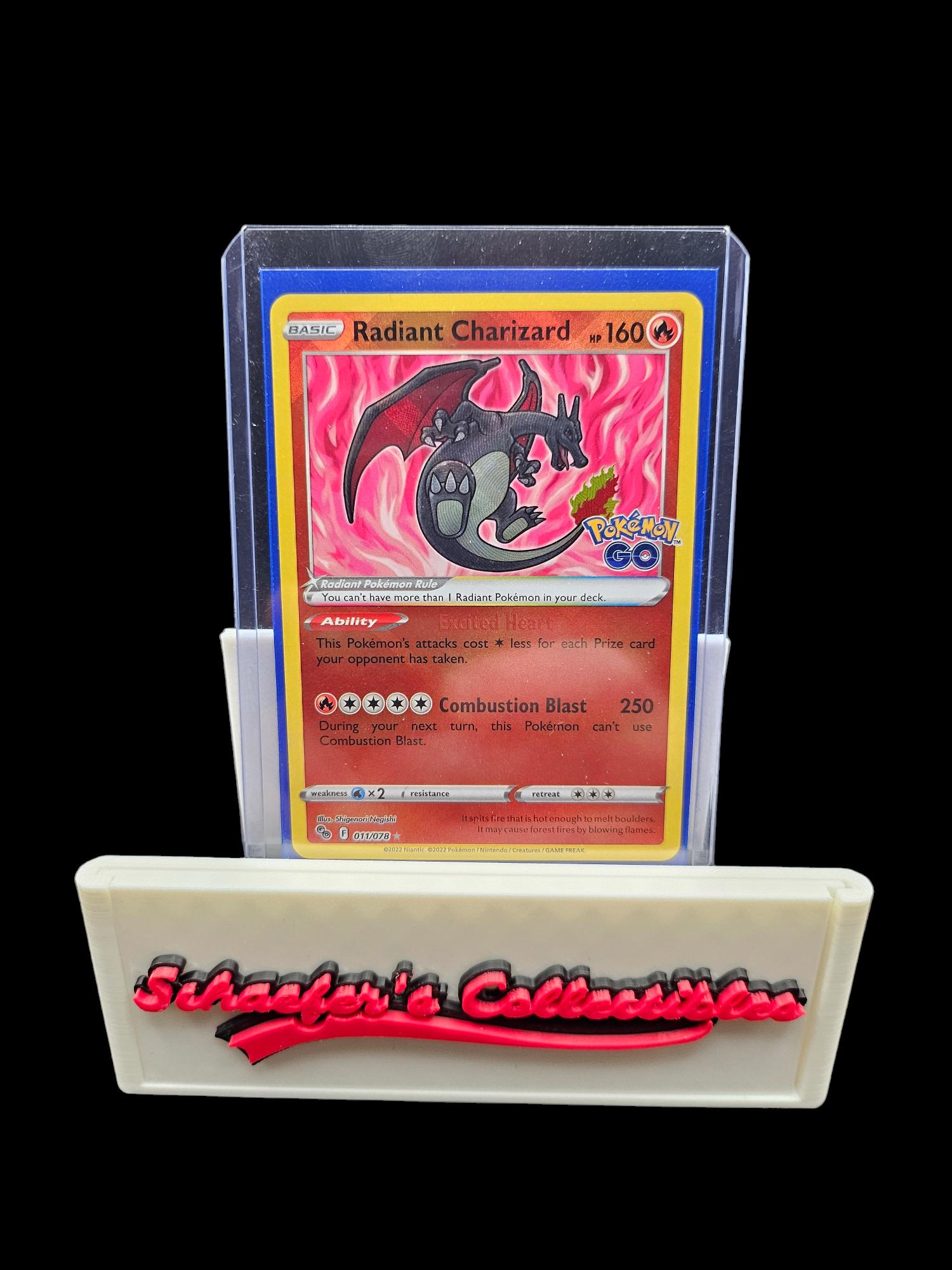 Custom Logo Trading Card Stand: Adjustable Tilt, 3D Printed Display - Etsy
