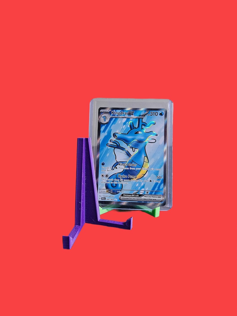 3D Printed Card Stand: Toploader Display for Pokemon, TCG & Sports ...