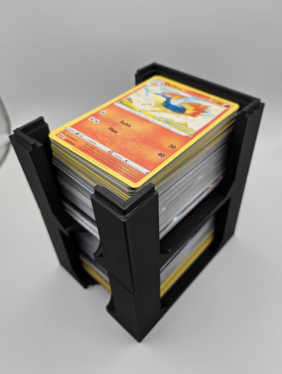 Stackable Card Holder - Sleeved and Raw Cards - Fits Standard Card ...
