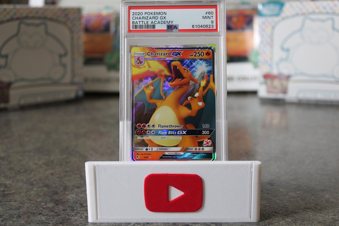 3D Printed Trading Card Stand: Adjustable Display With Swappable ...