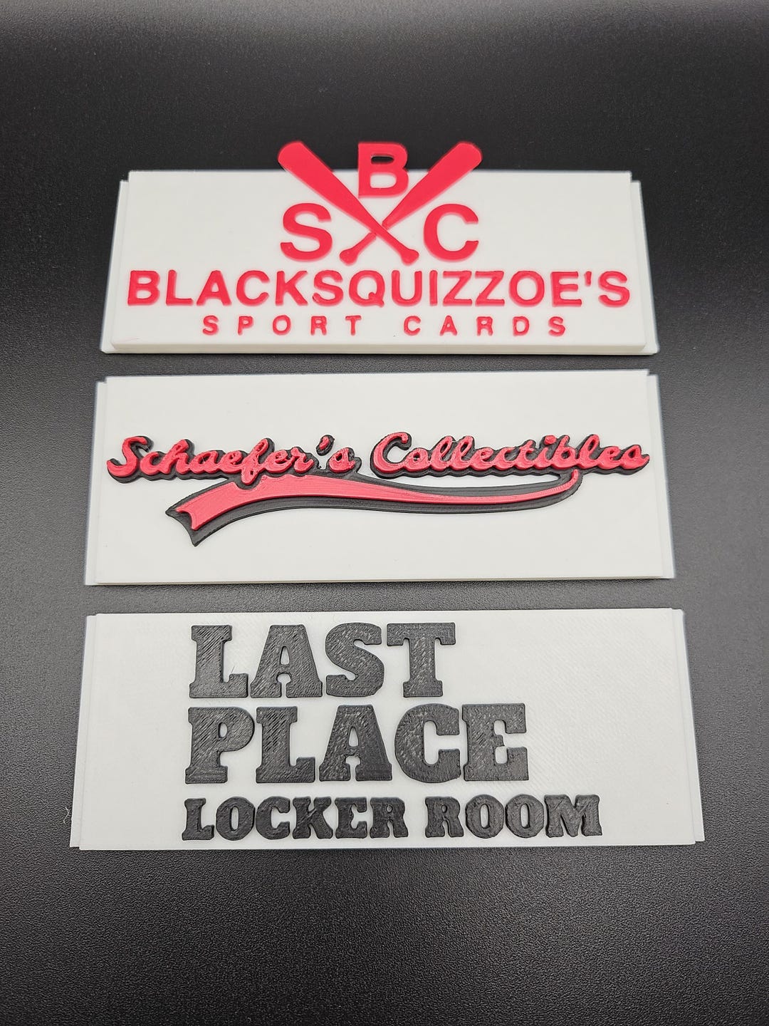 Custom Logo Trading Card Stand Face Plate: 3D Printed Display - Etsy